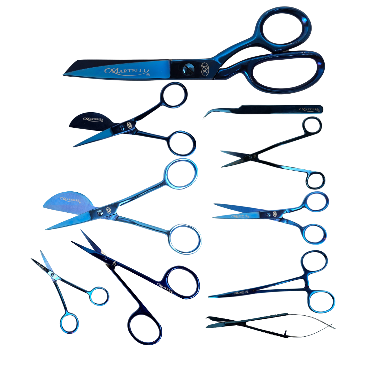 Martelli Enterprises | The Right Tool the Right Way: 10 Piece Scissor Set