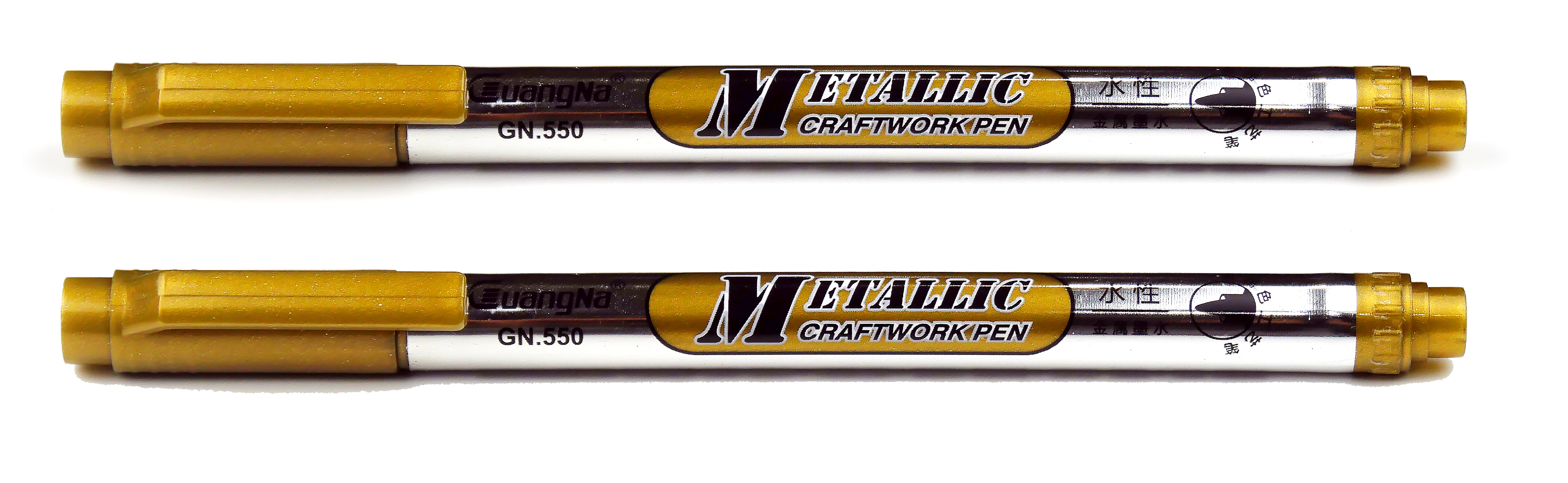 Metallic Craft-work Pen (Gold) 2pc